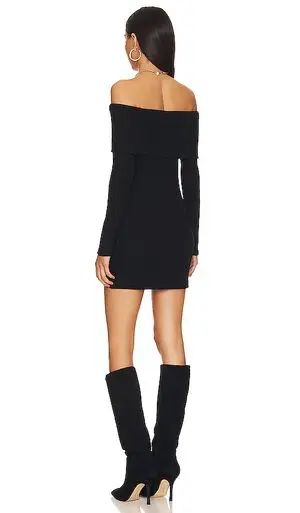 Enza Costa Off-shoulder Sweater Mini Dress