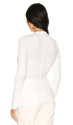 Enza Costa Rib Fitted Long Sleeve