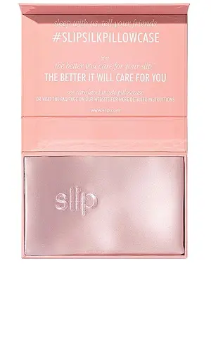 Slip Queen/standard Pure Silk Pillowcase - Pink