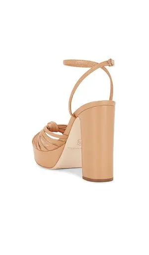 LOEFFLER RANDALL Rivka Leather Knot Platform Sandal