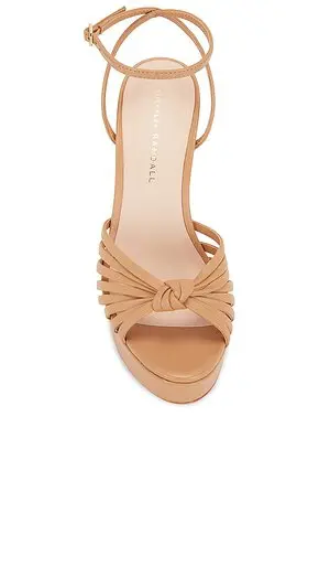 LOEFFLER RANDALL Rivka Leather Knot Platform Sandal