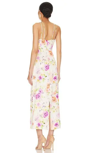 FAVORITE DAUGHTER Rosemary Floral Midi Dress
