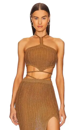 MICHAEL COSTELLO X Revolve Sylvan Knit Halter Top