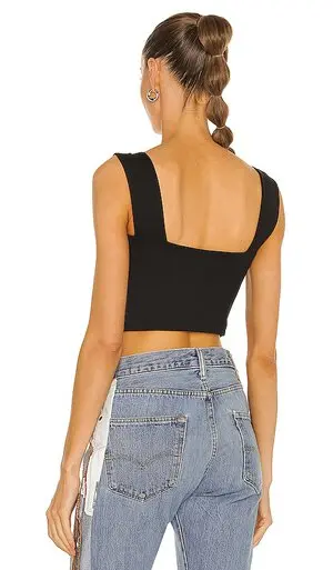 Susana Monaco Wide Strap Crop Top