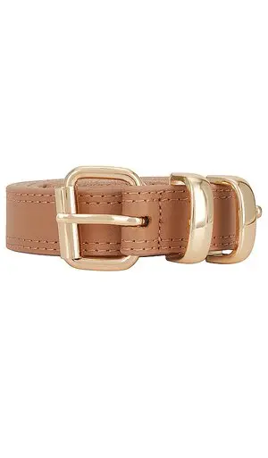 LOVESTRENGTH Classic Leather Belt With Gold-tone Buckle