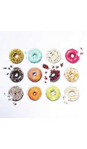 PIECEWORK Dozen Donuts 540 Piece Puzzle