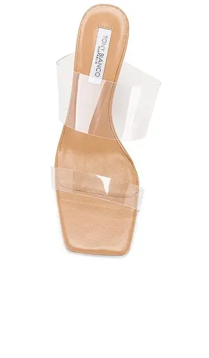 TONY BIANCO Chicago High Heel Sandal In Clear And - Nude