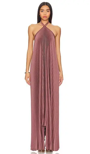 L'idee Pleated Evening Dresses