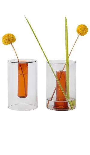 BLOCK Small Reversible Glass Vase