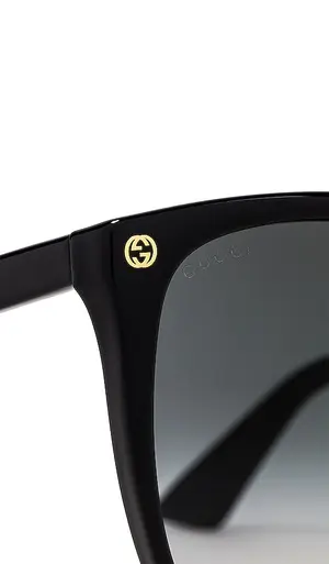 Gucci Light Acetate Cat Eye Sunglasses