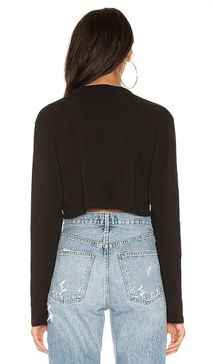 Cotton Citizen Tokyo Crop Shirt - Black