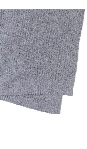 Barefoot Dreams Cozychic Ribbed Throw - Grey