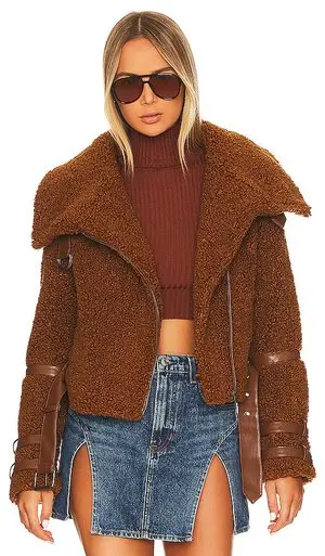 Tularosa Bailey Moto Jacket - Brown