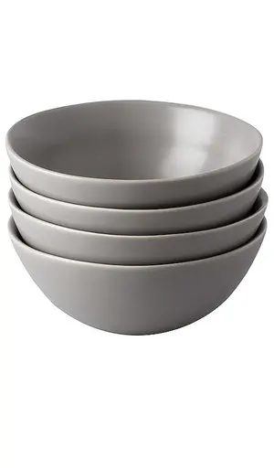 FABLE The Breakfast Bowls Set Of 4 - Grey