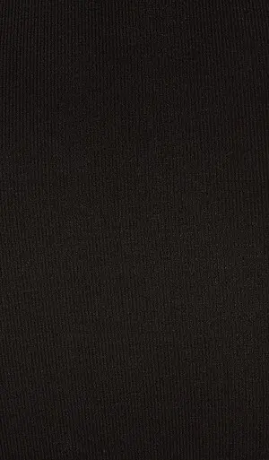 Enza Costa Silk Rib Ankle Length Tank Dress - Black