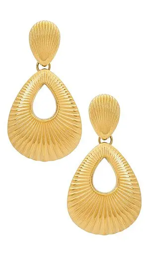 PETIT MOMENTS Darcy Earrings - Metallic Gold