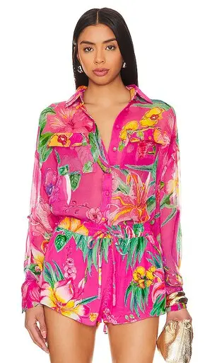 Rococo Sand Megan Button Up Shirt