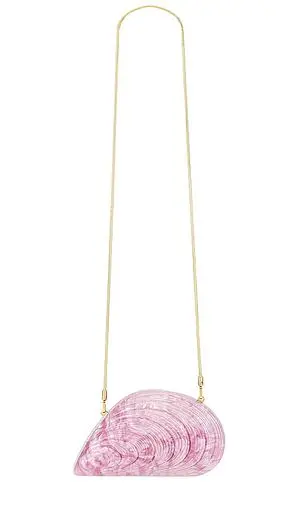 Simkhai Bridget Pearl Oyster Clutch