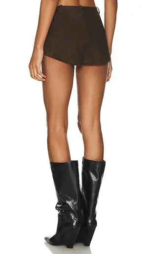 LAMARQUE Annaise Suede Short - Brown