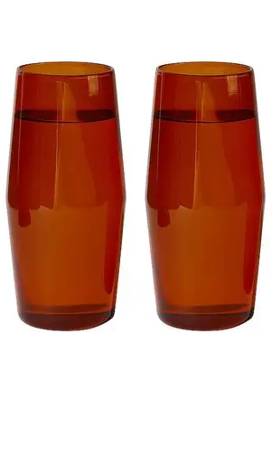 YIELD Century Glass 16oz Set - Red