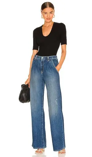 Enza Costa Stretch Silk Knit Half Sleeve Top