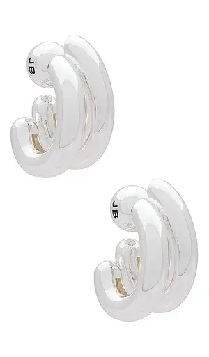 Jenny Bird Florence Dangle Earrings - Metallic Silver