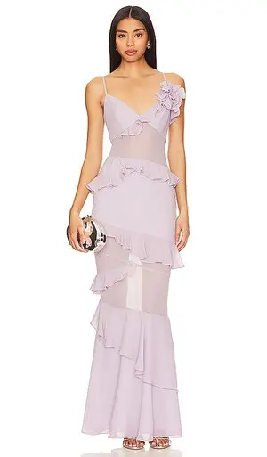 Lovers And Friends Ruffled Evening Dresses