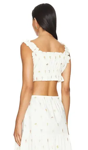 WeWoreWhat Double Tie Top