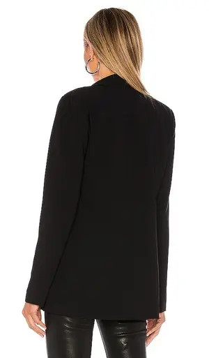 Amanda Uprichard Shawl Collar Blazer - Black