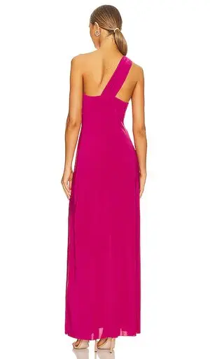 Misa Thora One-shoulder Maxi Dress