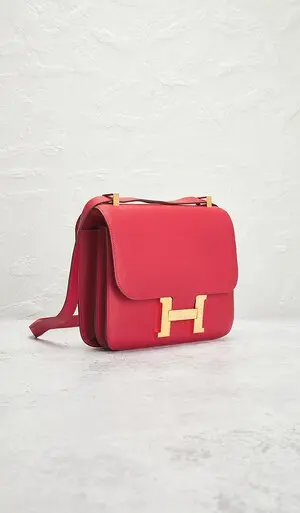 FWRD RENEW Hermes Swift Constance 24 Shoulder Bag - Red