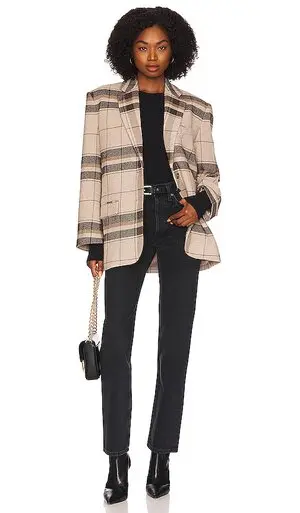 AGOLDE Lana Mid Rise Straight Jeans