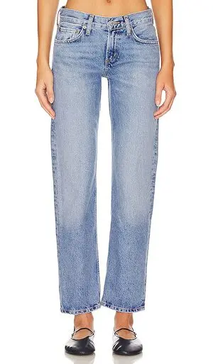 AGOLDE Amber Low Rise Straight Jeans