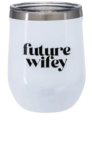 CORKCICLE Future Wifey Stemless Cup - White