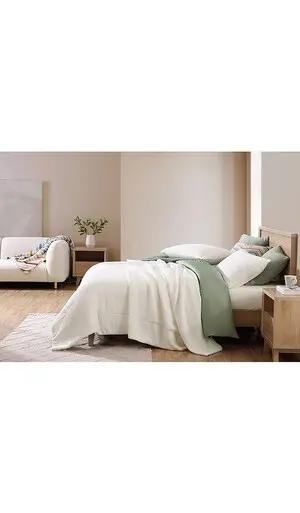 SUNDAY CITIZEN King Herringbone Snug Sham Set