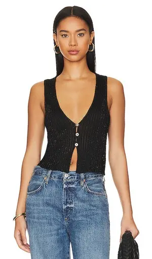 Free People Seascape Knit Vest