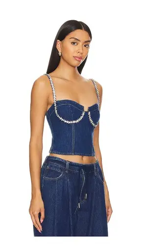 Superdown Ash Bustier Top