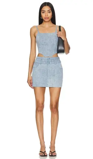 NONCHALANT LABEL Bea Crop Top