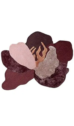 AYTM Flores Rug - Burgundy
