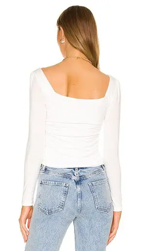 Superdown Sofia Square Neck Top