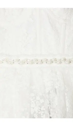 Alice + Olivia Hope" Lace Mini Dress