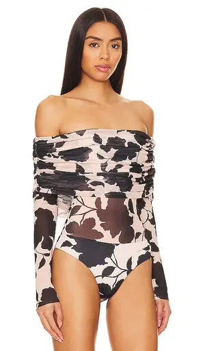 AFRM Maxine Bodysuit - Tan