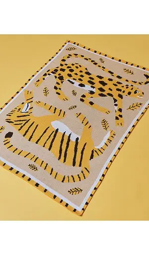 SLOWDOWN STUDIO Big Cats Mini Blanket