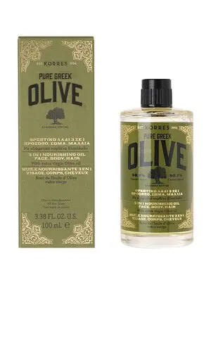 KORRES Pure Greek Olive 3-in-1 Nourishing Oil - Beauty: Na