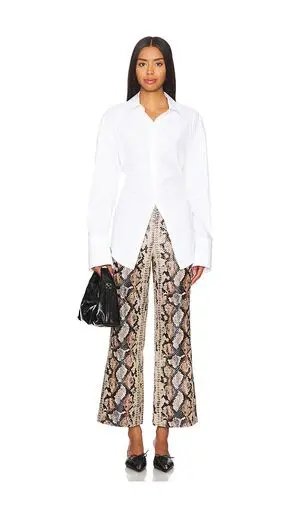 SIMONMILLER Loch Button Up Shirt - White