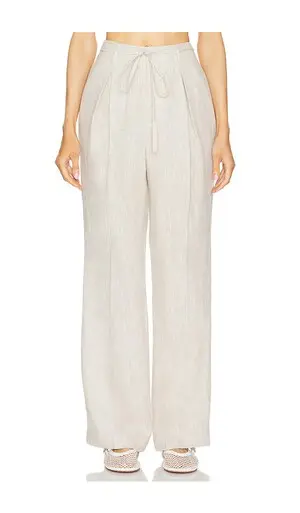 L'academie Manon Linen Blend Pant