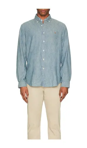 Polo Ralph Lauren Long Sleeve Chambray Sport Shirt In . Also
