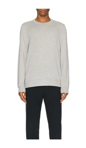 Beyond Yoga Always Beyond Pullover Crew - Light Grey