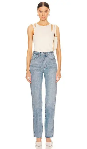 GRLFRND Sara Super High Rise Straight Jeans