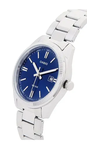 Casio Stainless Steel Bracelet Watch - Blue